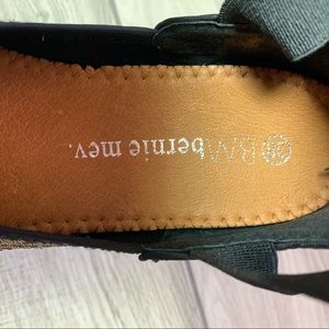 bernie mev. | Shoes | Bernie Mev Bronze Ankle Strap Ballet Flats | Poshmark